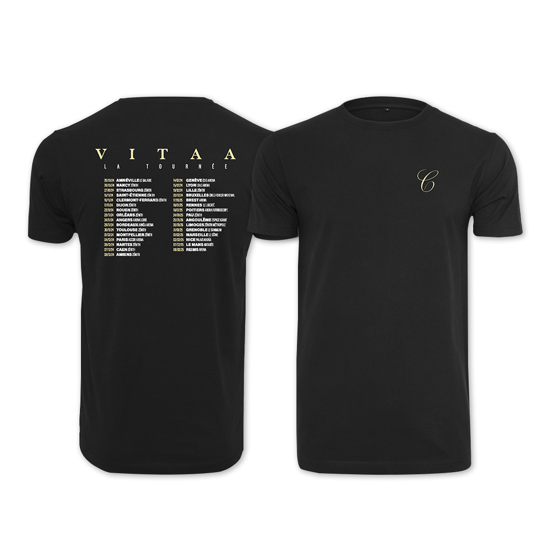 T-shirt Noir unisexe – Vitaa-store